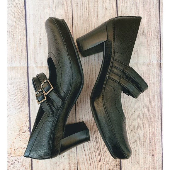 Mootsies Tootsies | Shoes | Mootsies Tootsies Mary Jane High Heel Shoes Black Size 65 Chunky 9s ...